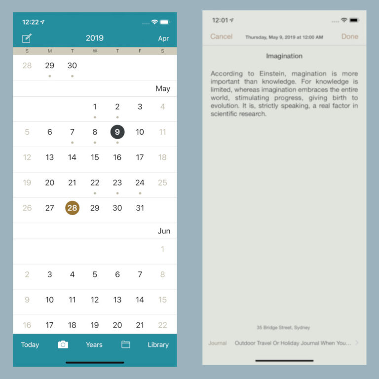 Dated Notes – Notewrap: Writer's Notebook